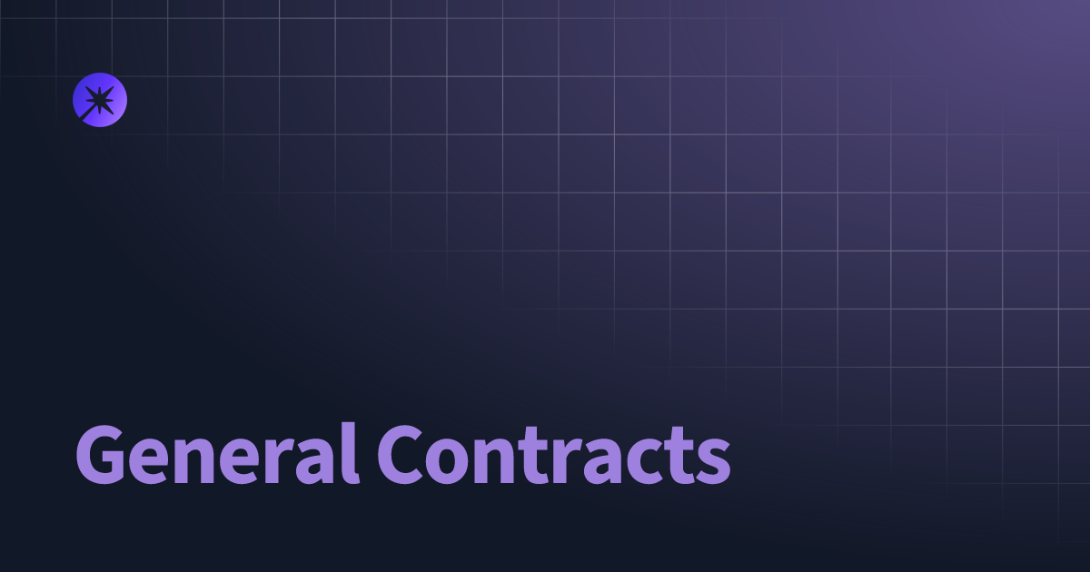 General Contracts | MerlinChain - Docs